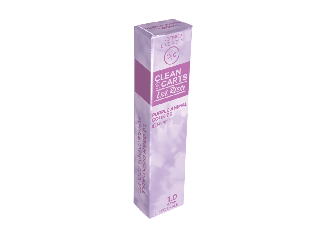 Clean Carts Purple Animal Cookies Disposable - Clean Carts Official