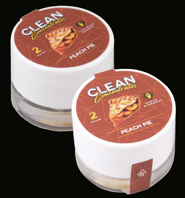 Clean Concentrates Peach Pie - Clean Carts Official (2Gram)