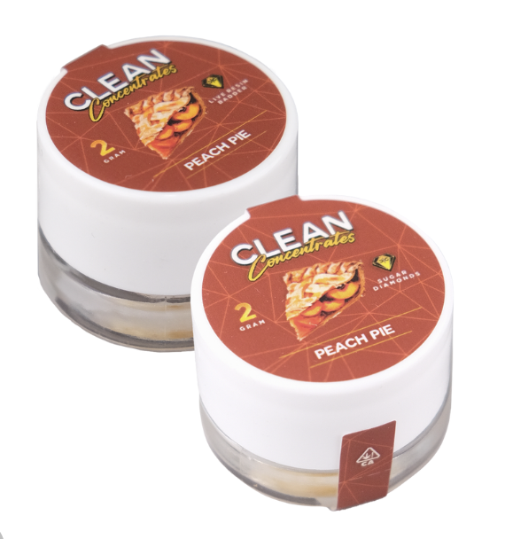 Clean Concentrates Peach Pie - Clean Carts Official (2Gram)