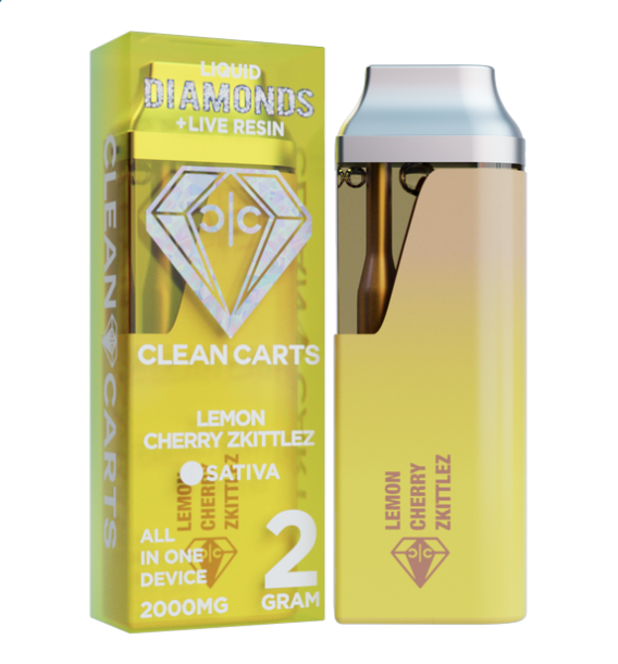Clean Carts Lemon Cherry Zkittlez - 2Gram Clean Carts Official