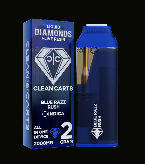Clean Cart Blue Razz - 2GClean Carts Official