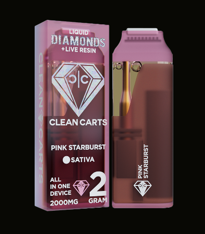 Clean Cart Pink Starburst - 2Gram (Tiffany Blue)