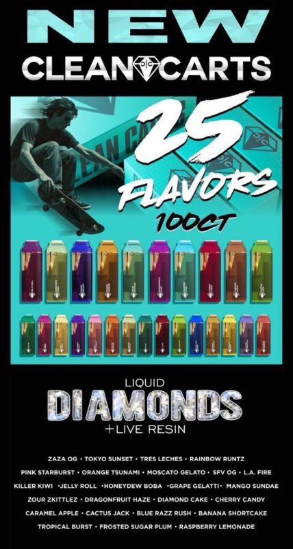 New Clean Carts Disposable - 2 Gram Taffiny Edition